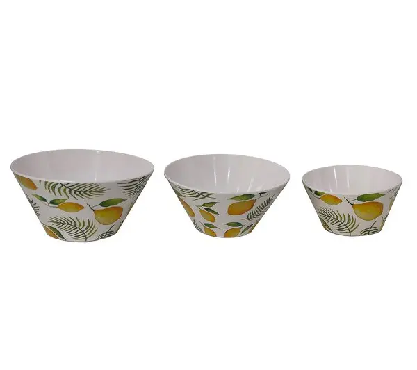 TEMP-TATIONS Seasonal Set Of Melamine Nesting Bowls - One-color