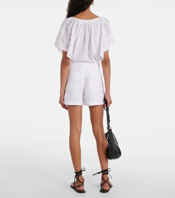 Velvet By Graham & Spencer Fallon Linen Shorts