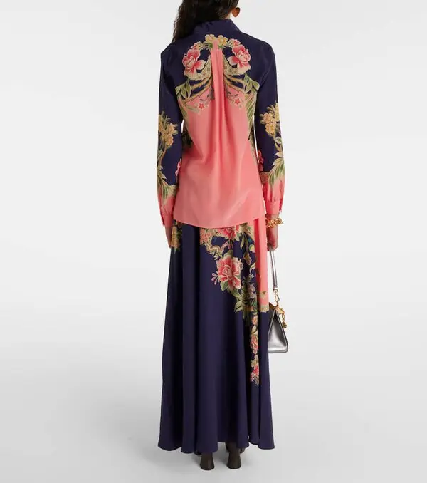 Etro Printed Silk Shirt