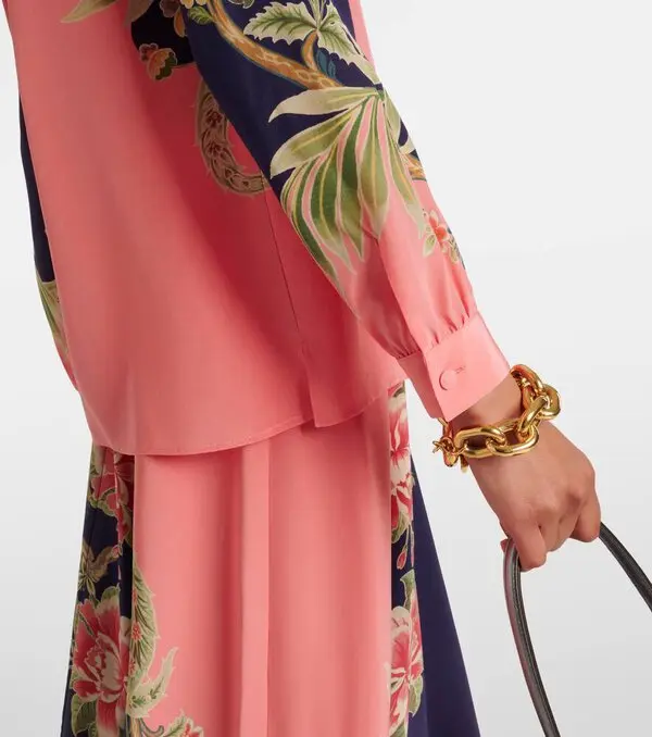 Etro Printed Silk Shirt