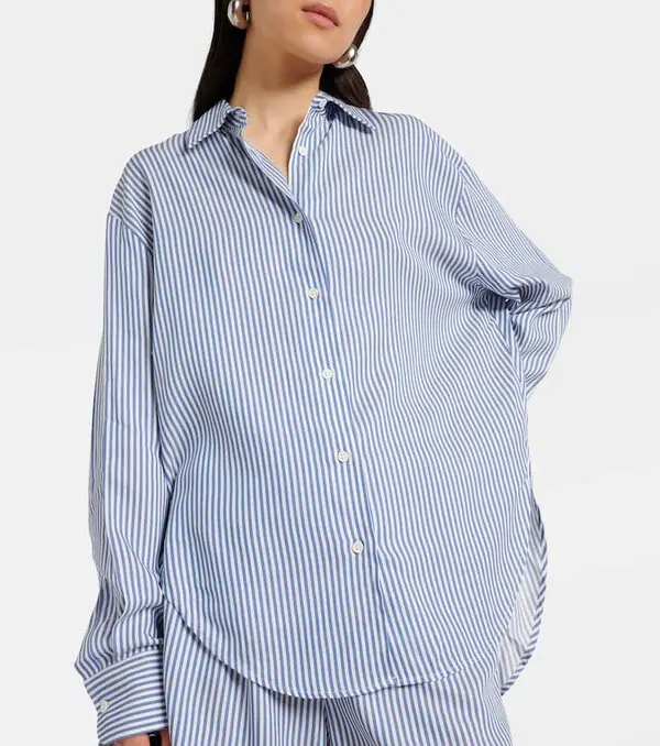 THE FRANKIE SHOP Lui Pinstripe Shirt