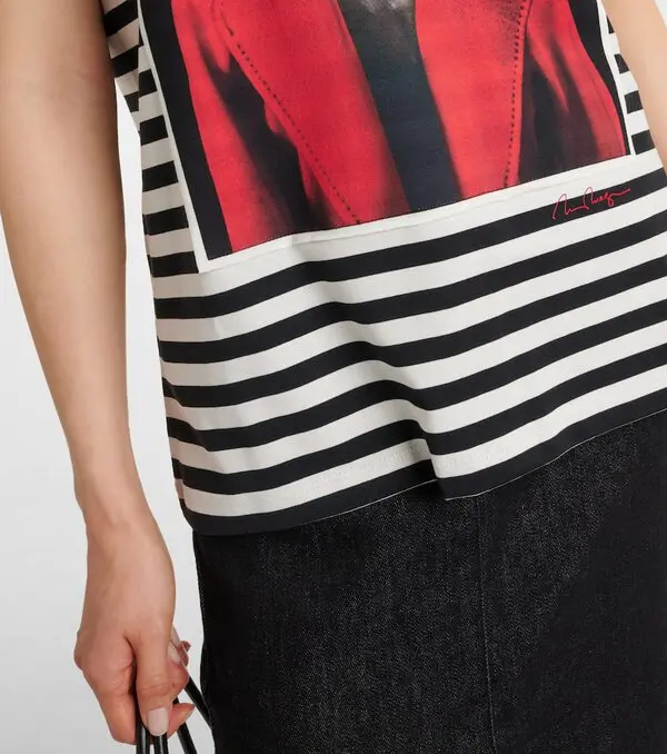 Max Mara Printed Cotton Jersey T-shirt