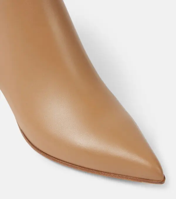 GIANVITO ROSSI Lyell 45 Leather Ankle Boots