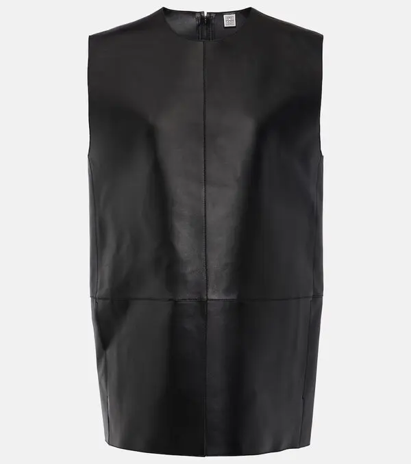 TOTEME Leather Top