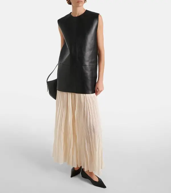 TOTEME Leather Top