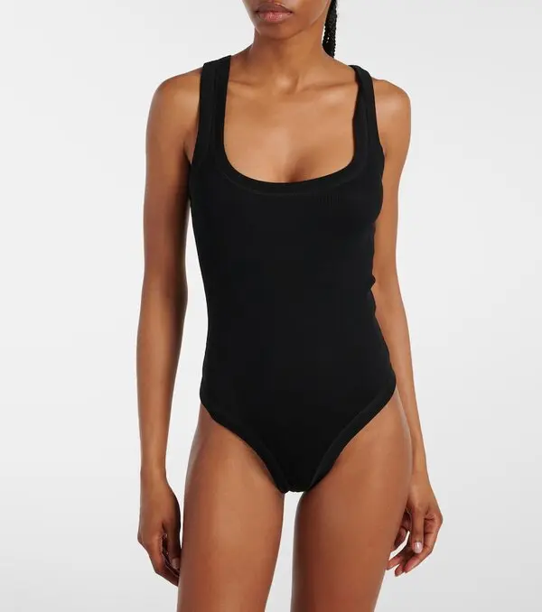 Jacquemus Le Body Gros Grain Cotton Bodysuit