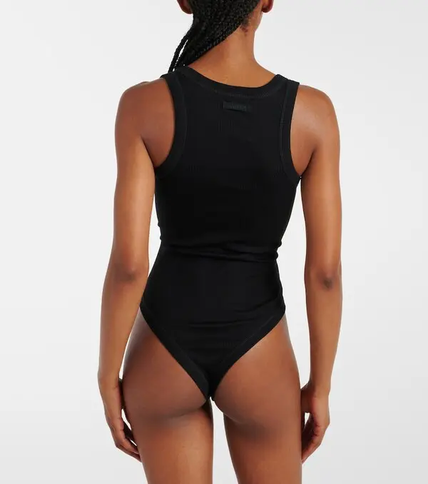 Jacquemus Le Body Gros Grain Cotton Bodysuit