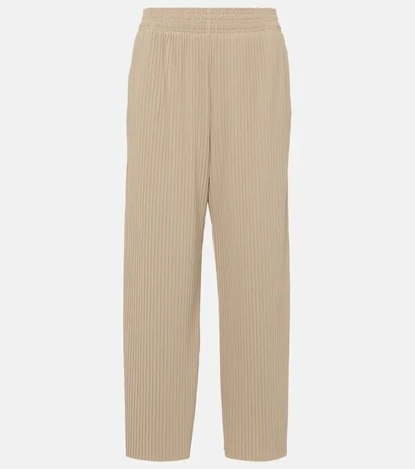 Max Mara Rolanda High-rise Wide-leg Pants - Beige