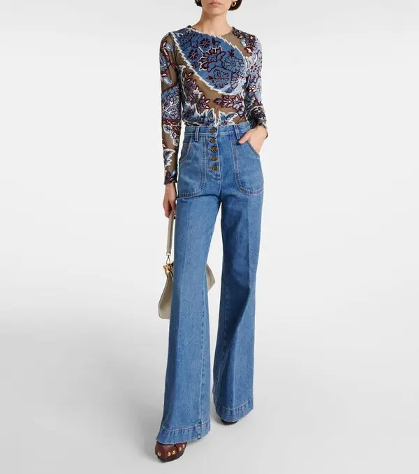 Etro High-rise Flared Jeans