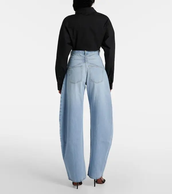 AZZEDINE ALAIA Alaïa Cropped Cotton Poplin Shirt