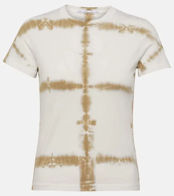 Proenza Schouler White Label Brewer Cotton-blend T-shirt - Multicoloured