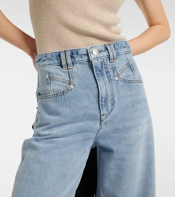 Isabel Marant Étoile Lemony Wide-leg Jeans - Blue