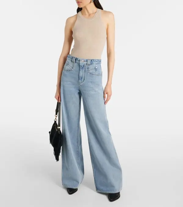 Isabel Marant Étoile Lemony Wide-leg Jeans - Blue