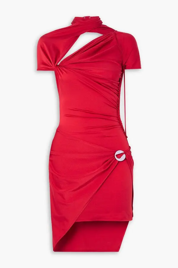 coperni asymmetric draped mini dress Mini Flower Gown – Coperni main image 1