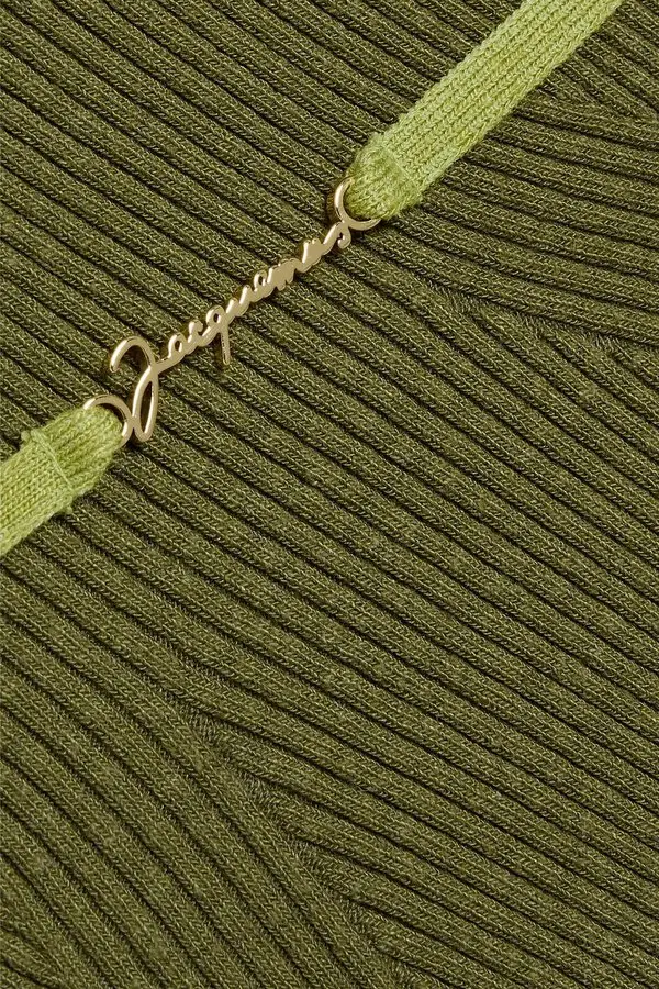 Jacquemus Sierra' Ribbed-knit Midi Dress