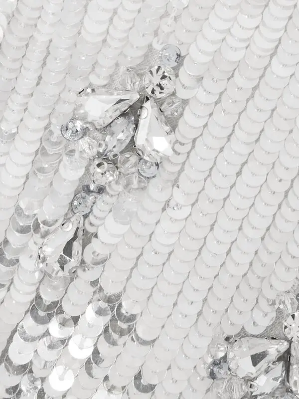 Sabina Bilenko Crystal-embellished Sequined Gown
