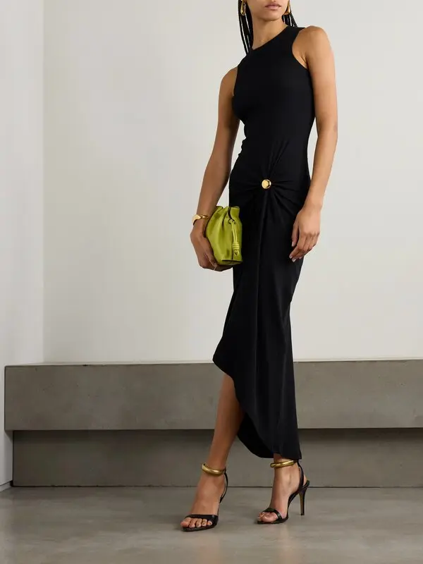 loewe pebble stretch-cotton midi-dress LOEWE Pebble Midi Dress