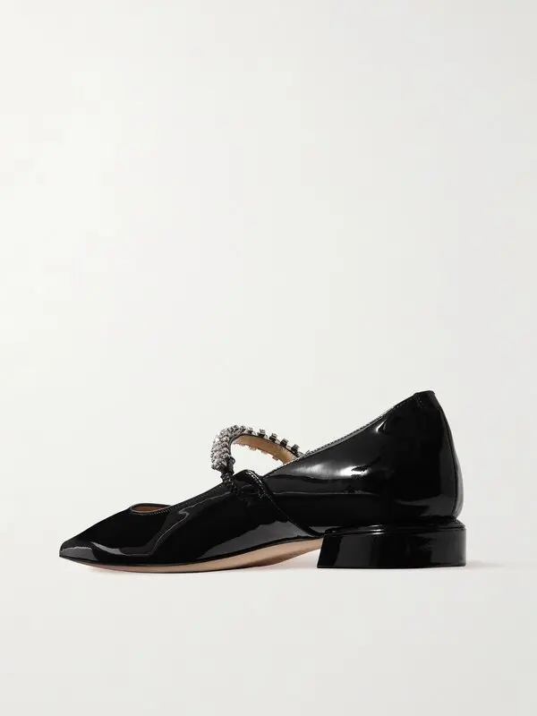 JIMMY CHOO Bing 25 Crystal-embellished Pumps