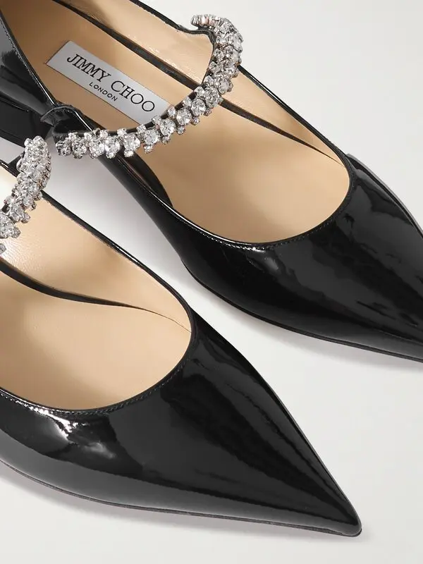 JIMMY CHOO Bing 25 Crystal-embellished Pumps