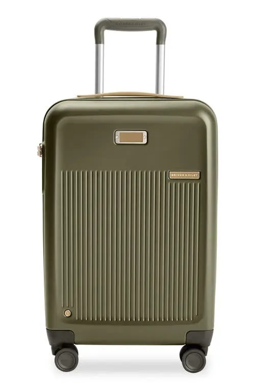 Briggs & Riley Sympatico Essential 22-inch Expandable Spinner Carry-on - Olive