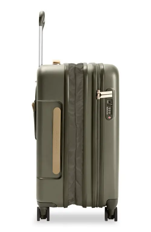 Briggs & Riley Sympatico Essential 22-inch Expandable Spinner Carry-on - Olive