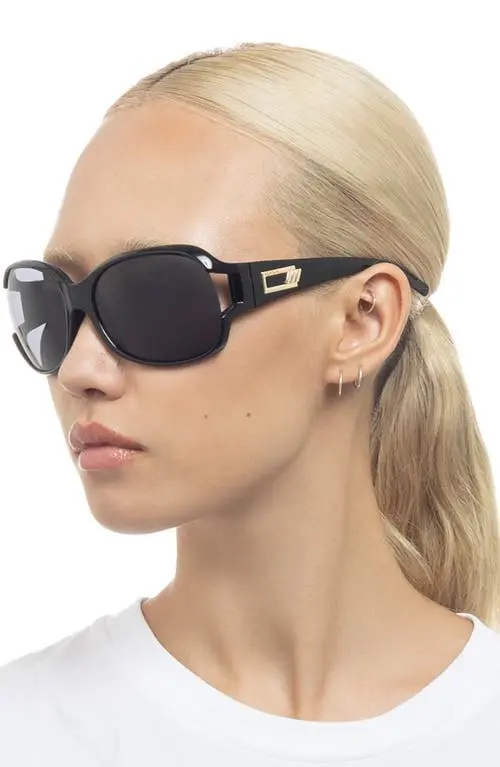 Le Specs Bolshy 61mm Wrap Sunglasses