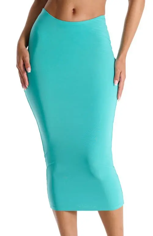 Naked Wardrobe Scoop Waist Midi Skirt