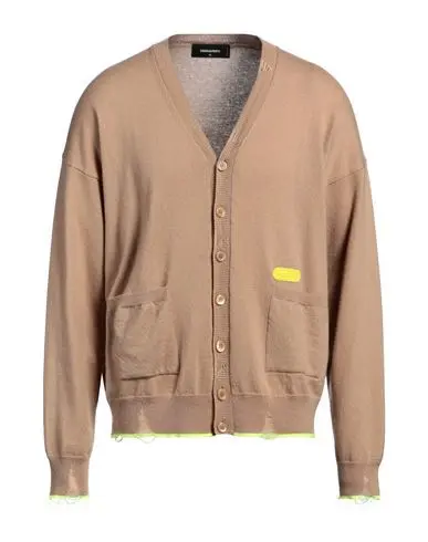 Dsquared2 Cardigan In Virgin Wool, Cashmere, And Polyester