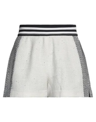 Pinko Knitted Tweed Shorts - White