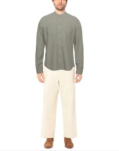 BROOKSFIELD Shirt Size Cotton - Sage Green
