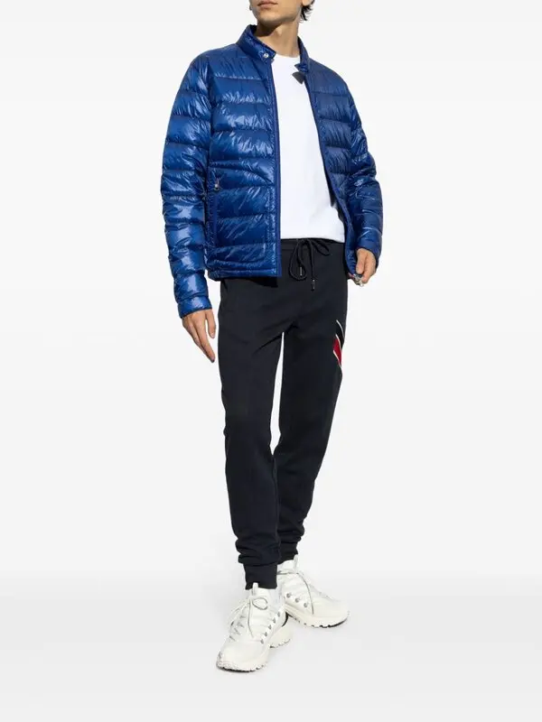 Moncler Metallic Finish Down Jacket - Blue
