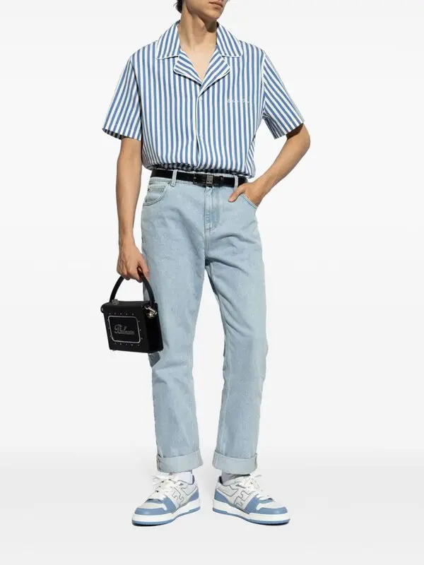 Balmain Striped Cotton Shirt