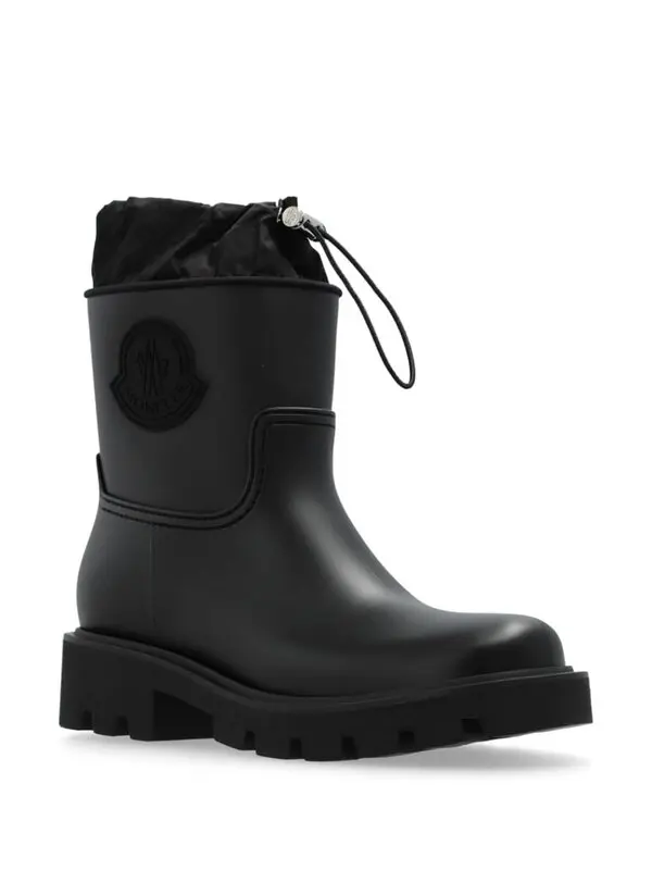 Moncler Lug Sole Ankle Boots - Black