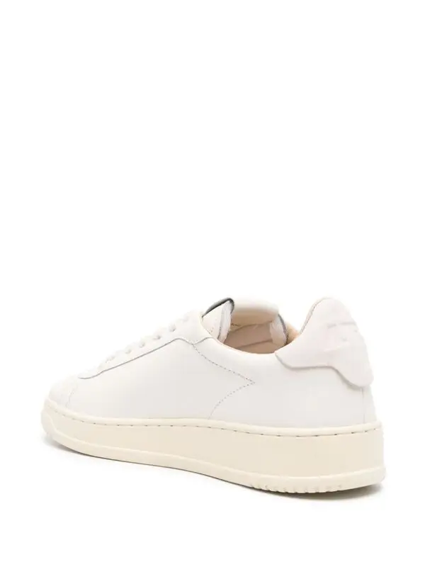 AUTRY Dallas Logo-patch Leather Sneakers - White