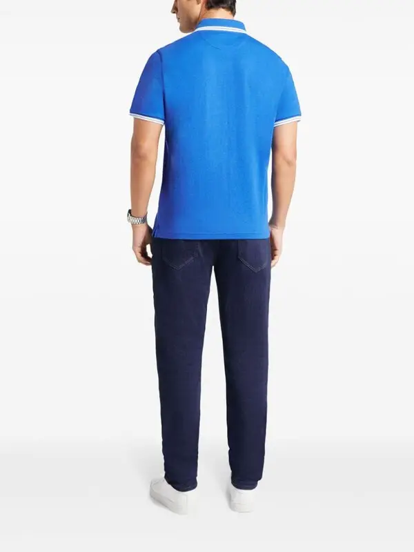 Michael Kors Greenwich Cotton Polo Shirt - Blue