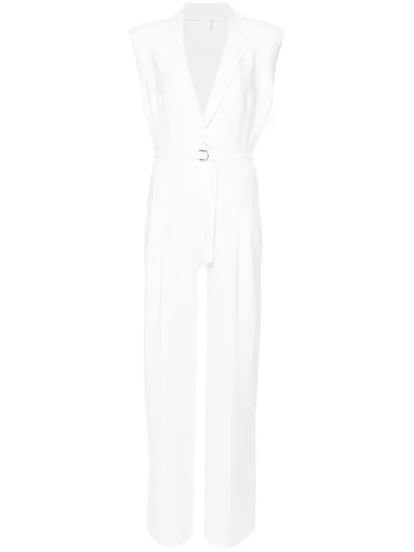 Norma Kamali Cropped-leg Jumpsuit - White