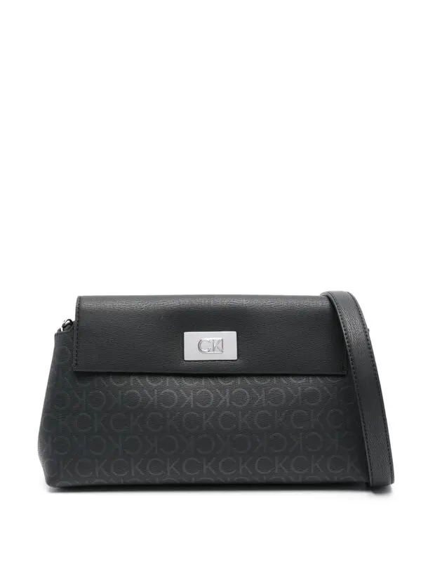 Calvin Klein Monogram-debossed Shoulder Bag