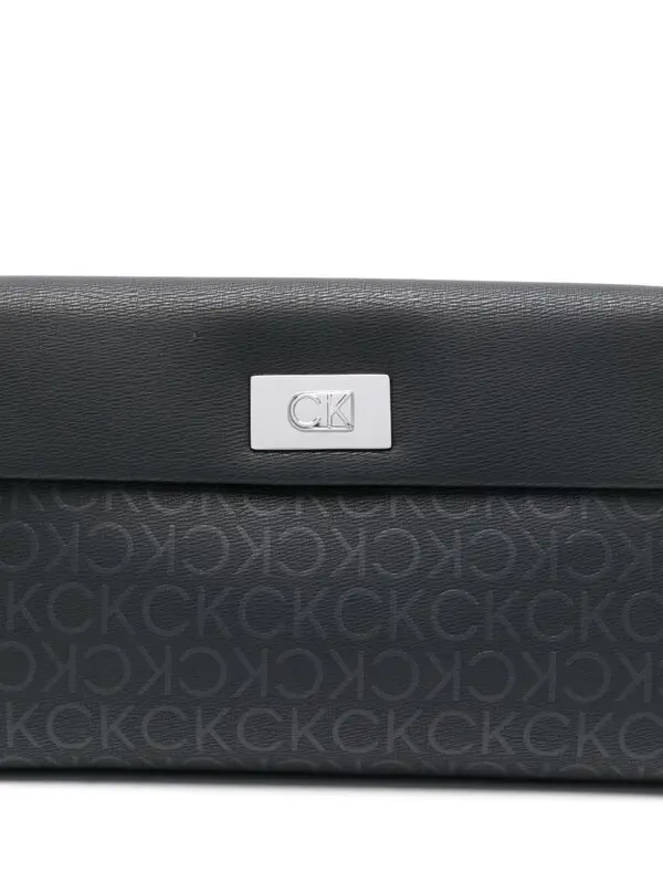 Calvin Klein Monogram-debossed Shoulder Bag