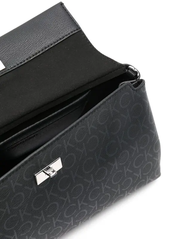 Calvin Klein Monogram-debossed Shoulder Bag