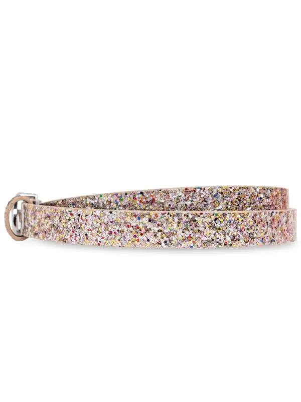 DIESEL® B-1dr Logo-buckle Belt - Pink