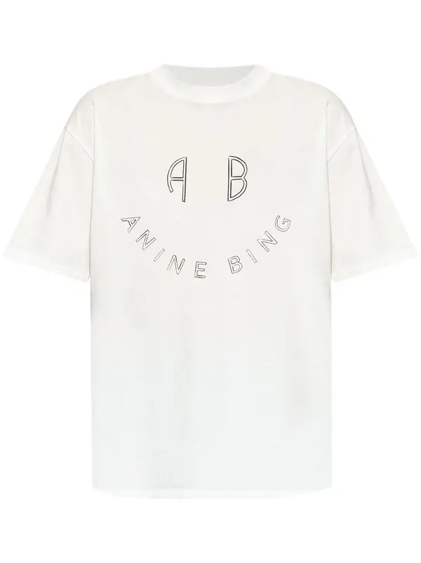 ANINE BING Logo-print T-shirt
