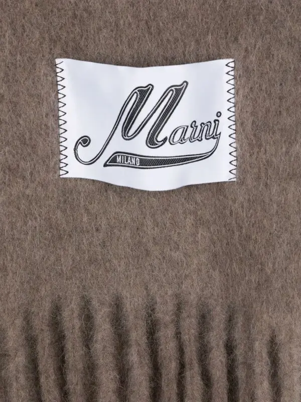 Marni Striped Brushed Scarf