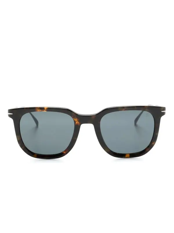 DB EYEWEAR BY DAVID BECKHAM Square-frame Sunglasses - Brown