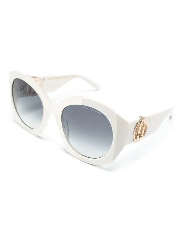 Marc Jacobs Oversize-Frame Sunglasses In White - 40% Off  display picture 1