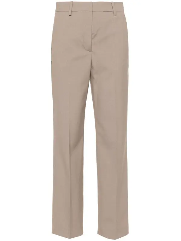 BY MALENE BIRGER Igda Straight-leg Trousers - Brown