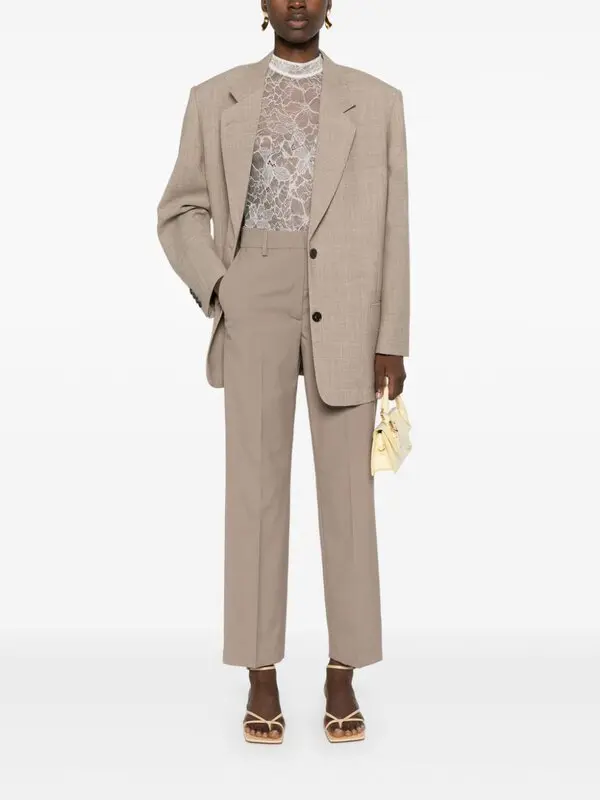 BY MALENE BIRGER Igda Straight-leg Trousers - Brown