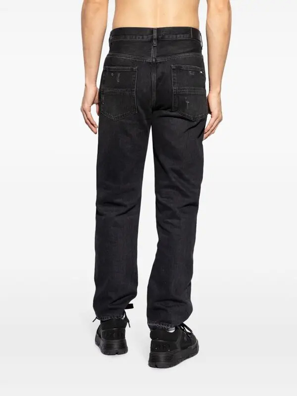 Amiri Mid-rise Straight-leg Jeans