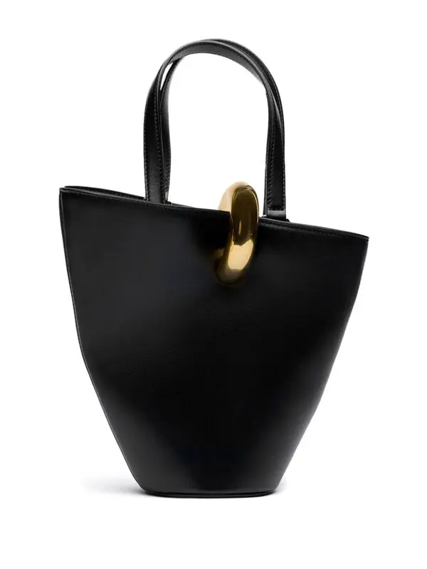 Jacquemus Le Petit Bambola Leather Tote - Black