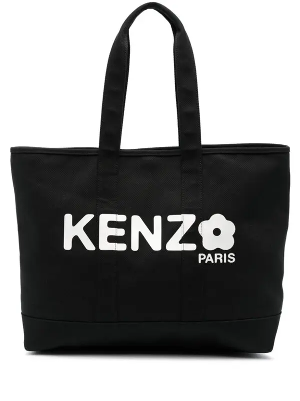 Kenzo Utility Canvas Tote Bag - Black