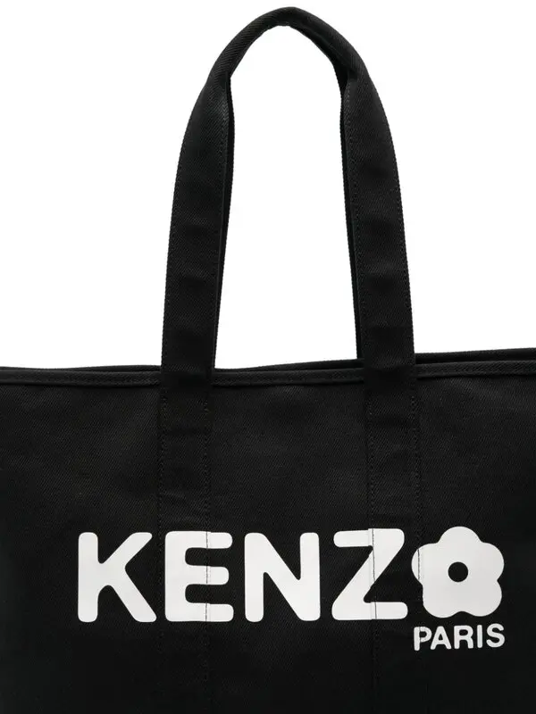 Kenzo Utility Canvas Tote Bag - Black
